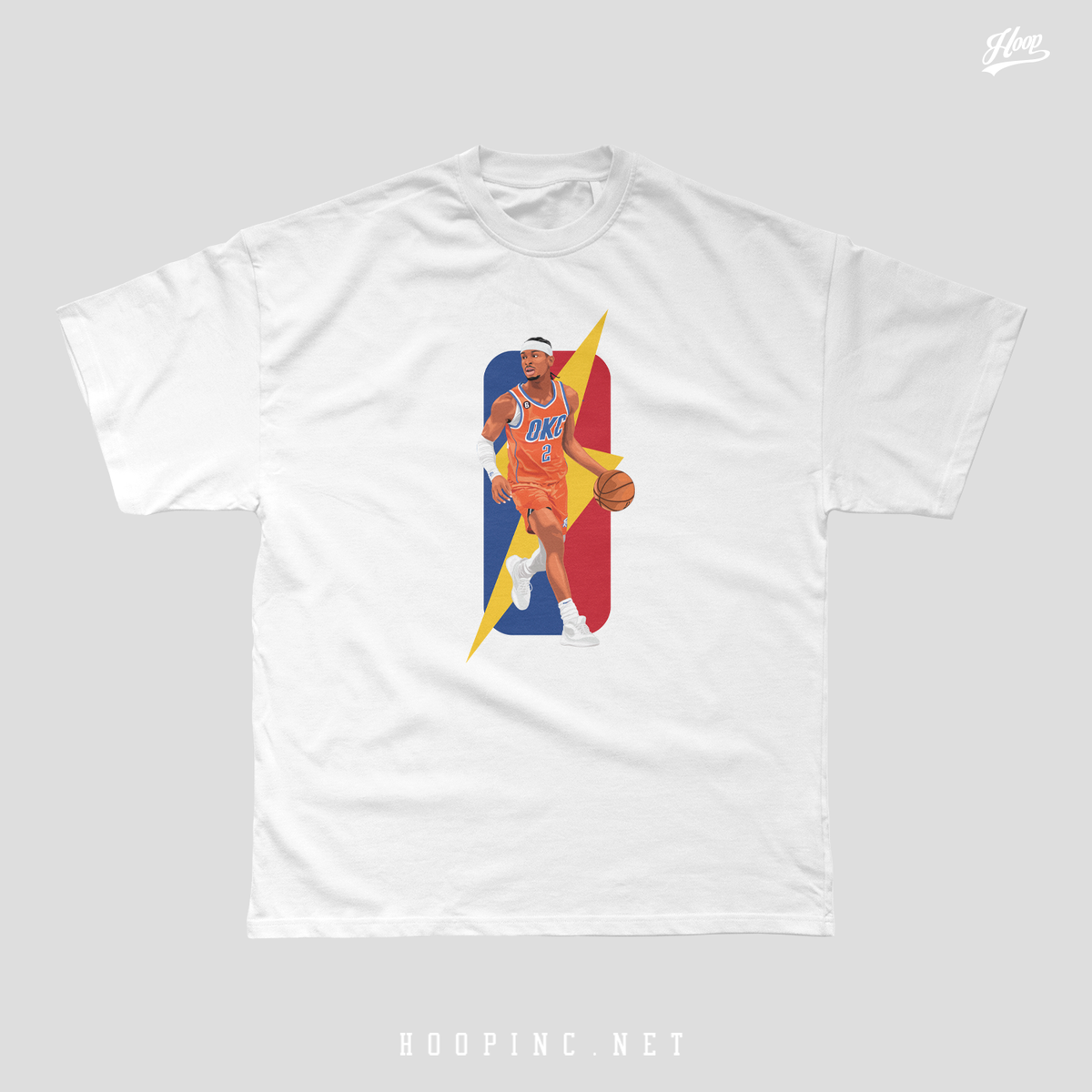 "SHAI-LOGO" Heavy Weight Tee – HOOPINC.NET