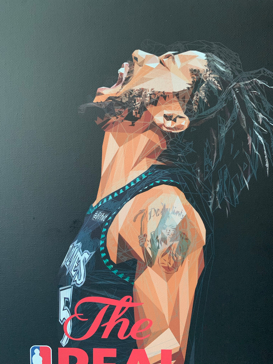 "The Real All-Star" square canvas – HOOPINC.NET